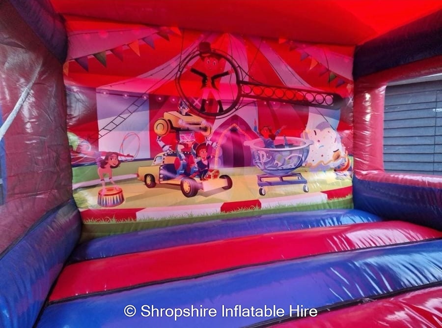 13x18ft 3d Elephant Circus Bouncy Castle With Slide - Bouncy Castle ...
